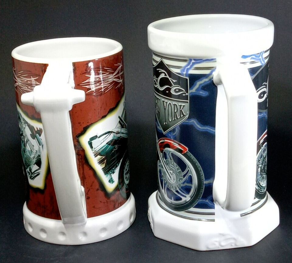 2 Orange County Chopper Motorcycle Beer Stein Tankard Mug 2005 & 2006 ...