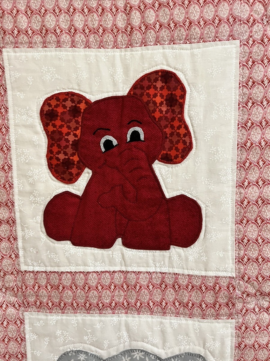 Elephant Applique Baby Quilt Patterns How To Quilt A Paisly Splash