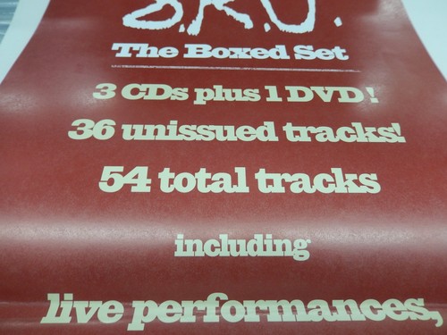 STEVIE RAY VAUGHAN SRV BOX SET RARE Promo Poster Flat NEW ORIGINAL ...