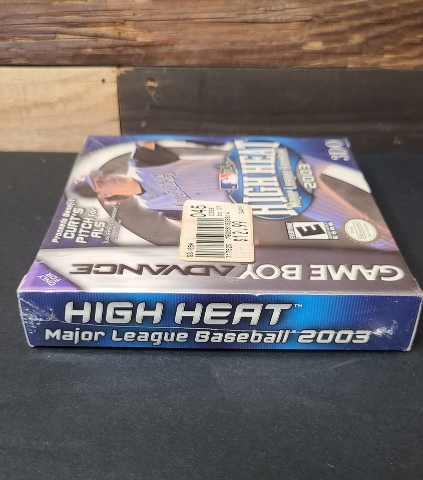 Nintendo Gameboy Advance High Heat Major League Baseball 2003 ~NEW ...
