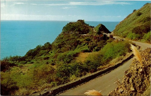 Postcard Lucia Lodge Big Sur State Park California On Scenic Highway 1 ...