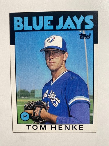 1986 TOPPS #333 TOM HENKE NM-MT MLB BASEBALL CARD | eBay