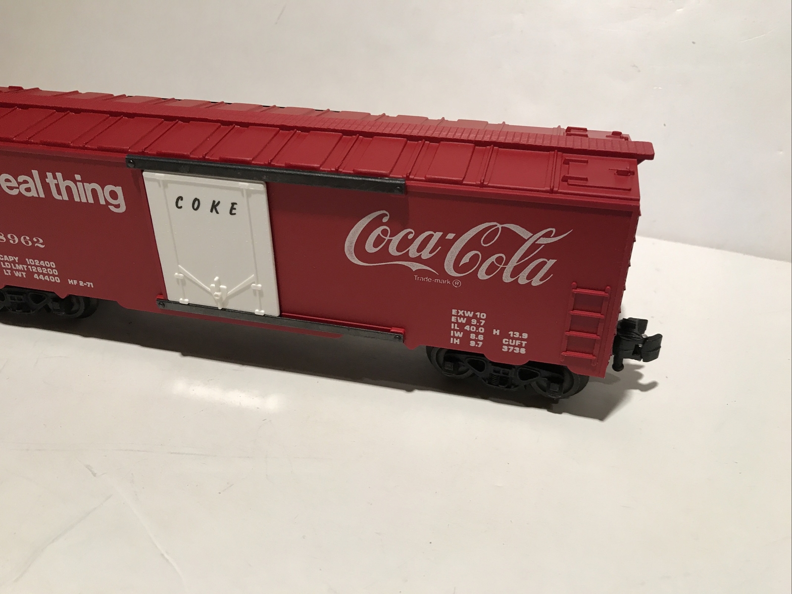KMT/Kris Model Trains 8962 Coca Cola COKE Box Car BRAND NEW Red White ...