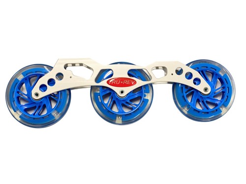 3-125mm aluminum inline skate frame. 12.75". 165mm or 195mm mount ...