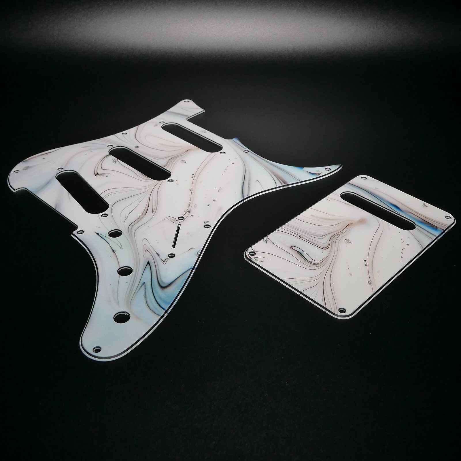 PRS Silver Sky • Silver Sky SE Pickguard • Marble #1 • Custom Pickguard ...