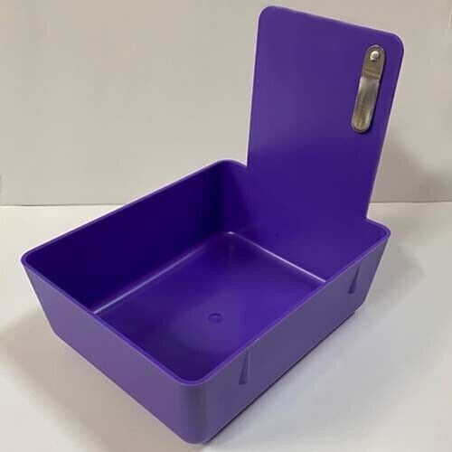 Purple Dental Lab Pan w/Stainless Steel Clip 20pk 7" x 5¾" x 2½" Made ...
