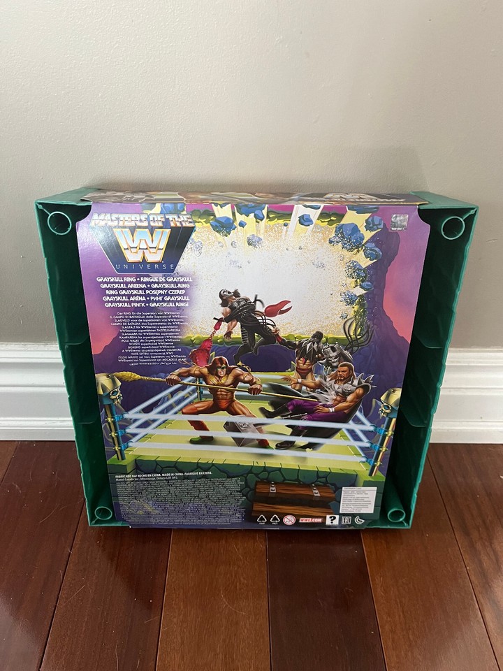 WWE Mattel Grayskull Wrestling Ring 2010 MOTU HE-MAN WWF WWE WCW AEW ...