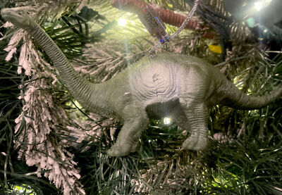 2025 LARGE Green Brontosaurus Christmas Tree Ornament Dinosaur Jurassic ...