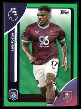 2025-26 Topps Premier League - Lyle Foster, Lyle Foster #318 Blue ...