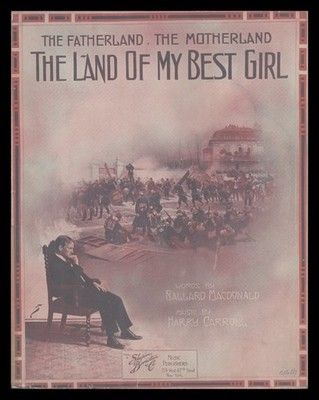 LAND OF MY BEST GIRL MacDonald/Carroll 1914 WWI Vintage Sheet Music | eBay