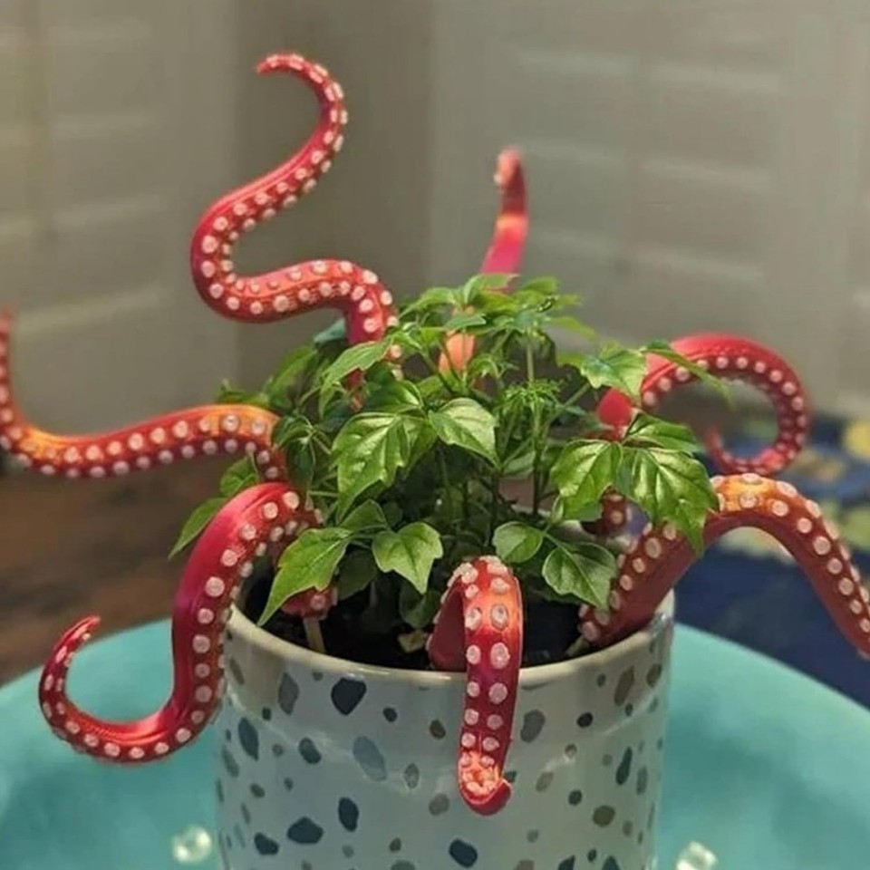 Tentacle Plant Decoration, Octopus Plant Tentacle Art Octopus ...