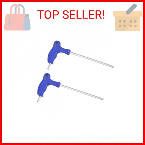 uxcell 4mm Hex Key T-Handle Dual End Wrench Spanner, Metric CR-V Steel ...
