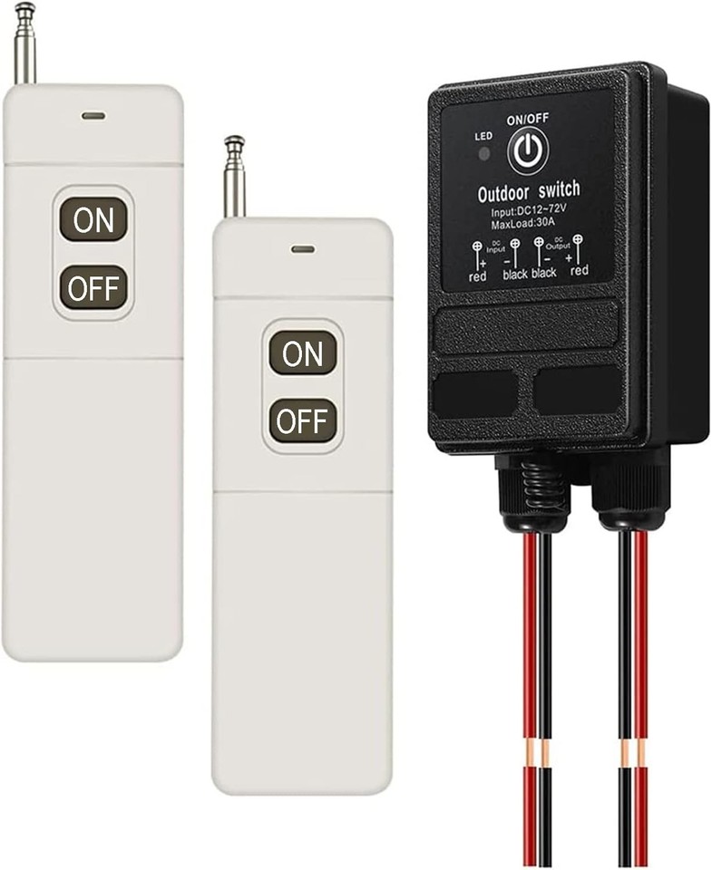 Waterproof Wireless Remote Control Switch, 4900FT Range | eBay