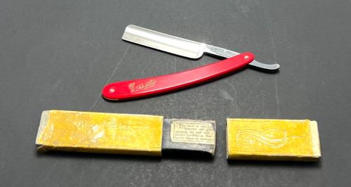 Vintage Case Red Imp #133 Straight Razor – Estate Find w/ Alma Marker ...