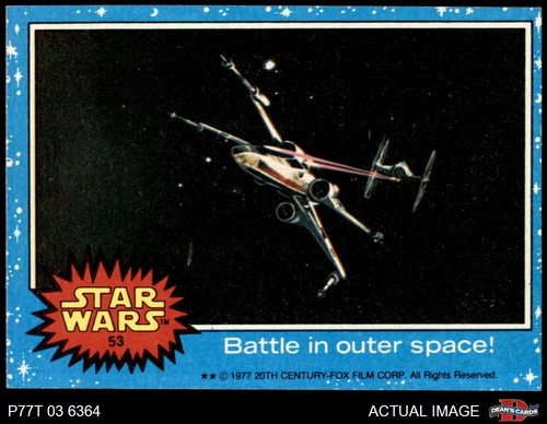 1977 Topps Star Wars #53 Battle in outer space 8 - NM/MT | eBay