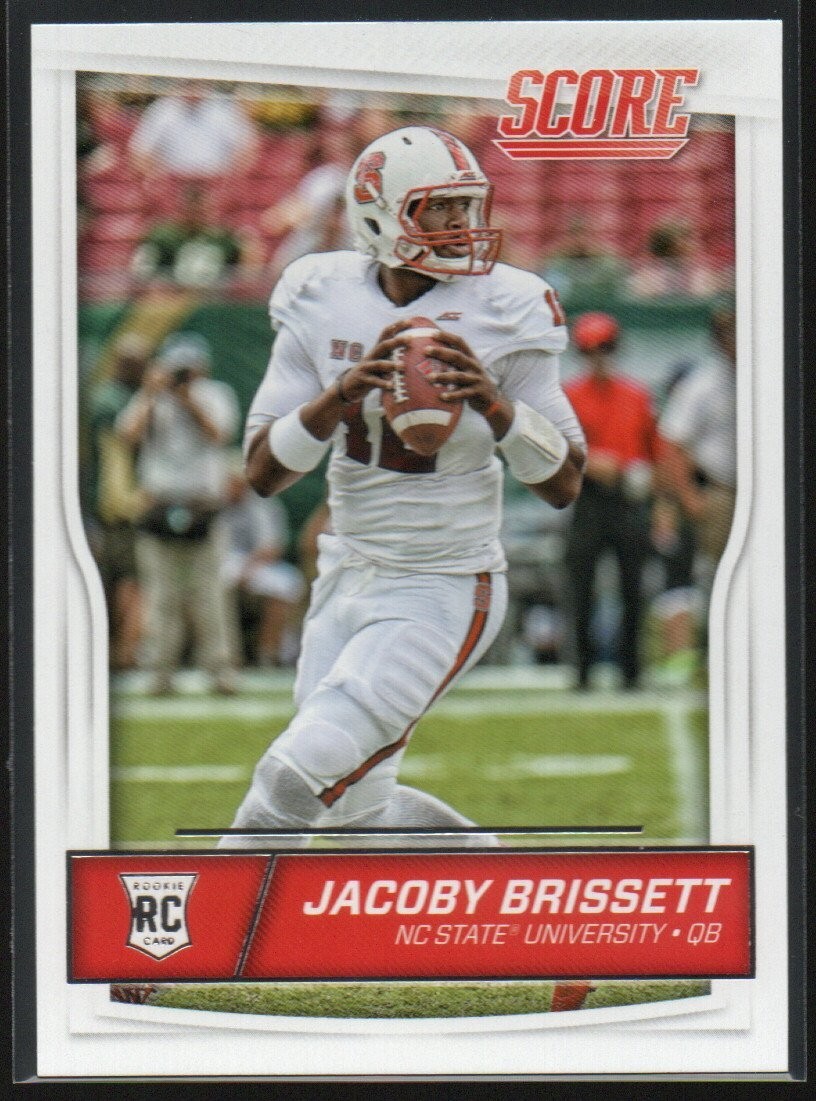 Jacoby Brissett 2016 Score #339 Rookie Card North Carolina State ...