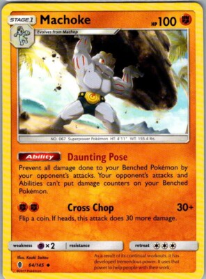 Machoke #64/145 2017 Pokémon POKE#8 | eBay