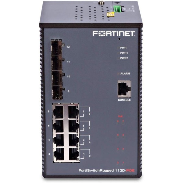 Fortinet FortiSwitch Rugged 112D-POE Tower Ethernet Switch - FSR-112D ...