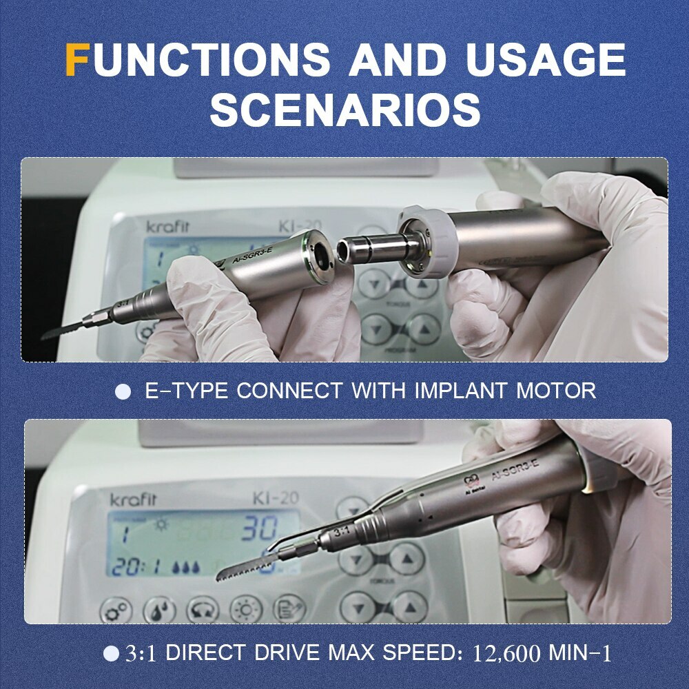 Dental 1.8mm reciprocating bone cutting dismantlable micro saw surgery ...