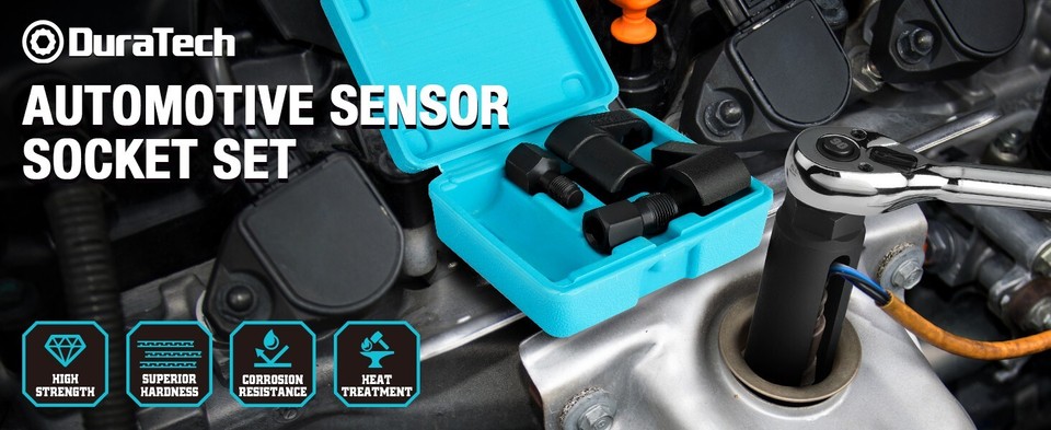 DURATECH O2 Oxygen Sensor Socket Thread Chaser 3/8 1/2"x7/8" 22mm ...