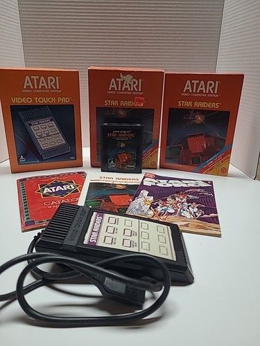 Star Raiders ATARI 2600 Game CIB With Controller , Big Boxes Tested ...