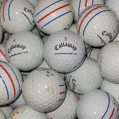 48 Callaway Triple Track Chrome Soft Mix Used Golf Balls CS/X/XLS - 3A ...