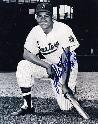 Julio Becquer Washington Senators Autographed 8x10 Photo LOM COA ...