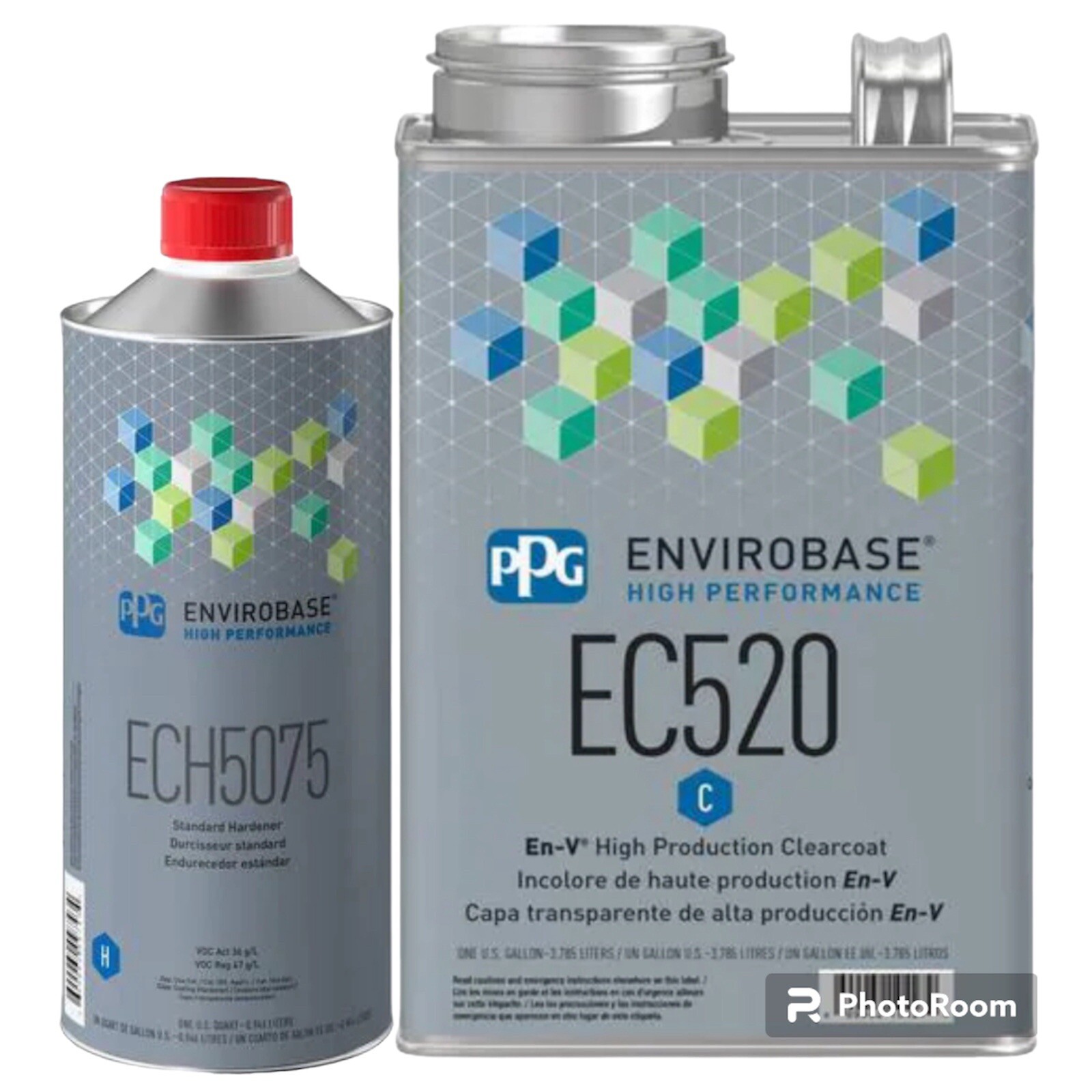 Ec520 Ppg Envirobase Clearcoat 1 Gal Ech5075 1 Quart Hardener FREE ...