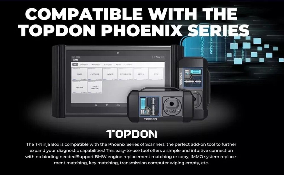 TOPDON Phoenix Max & Scope & T-Ninja Box & ADAS &EV KIT Advanced ...