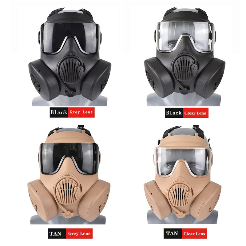 US M50 Tactical Gas Mask Outdoors CS Wargame Cosplay Prop Full Mask ...