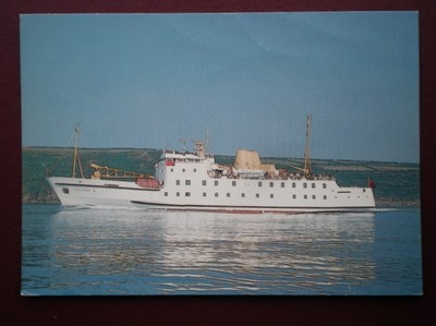 POSTCARD R.M.M.V SCILLION III PENZANCE TO ISLE OF SCILLY FERRY | eBay