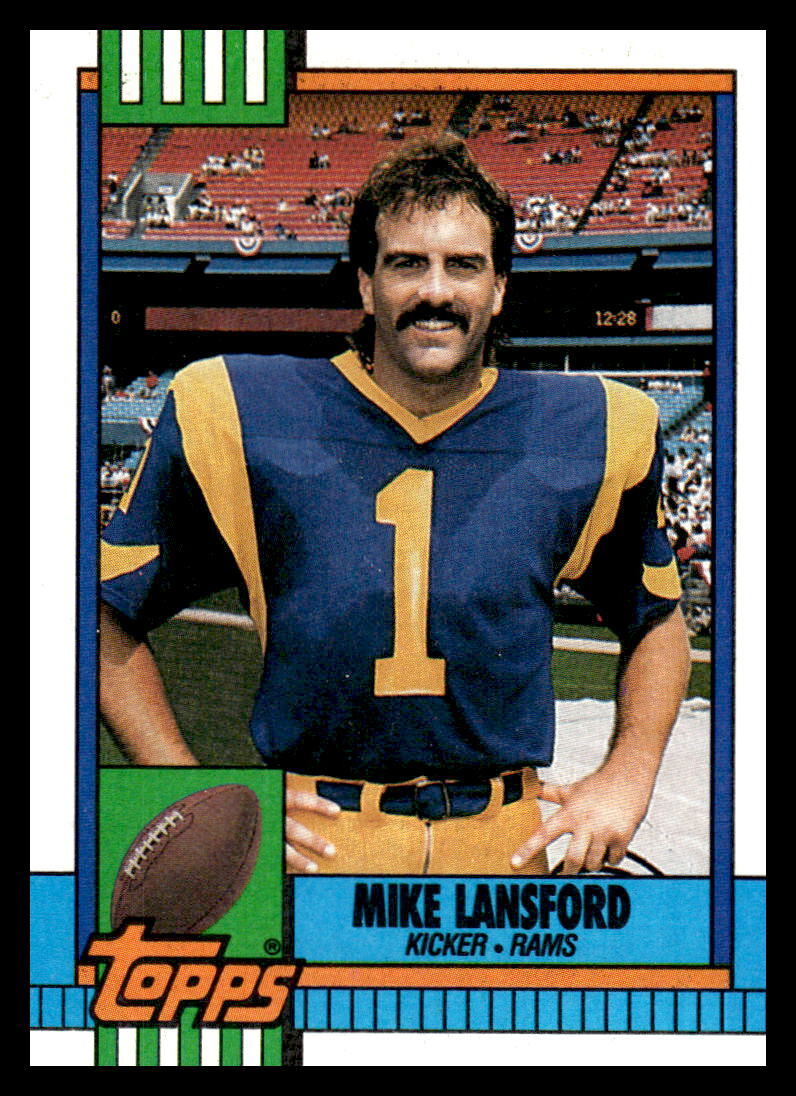 1990 Topps Mike Lansford #76 Los Angeles Rams Football Card | eBay