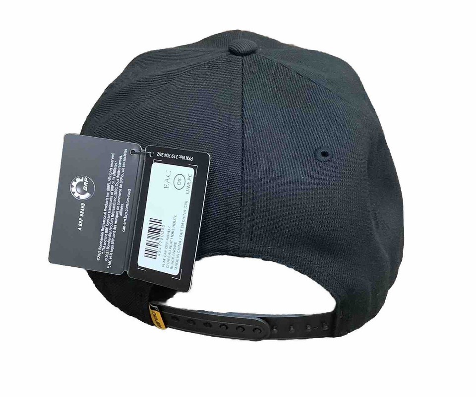Can-Am Men's Off Road Flat Cap Hat Black One Size 4547720090 | eBay