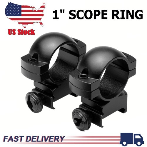 Scope Rings Low Profile Rifle Scope Mount 1 Inch Ring for Picatinny ...