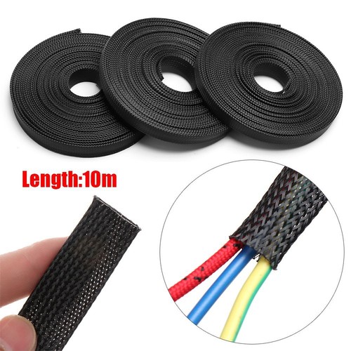 Wire Wrap Cable Organizer Cord Protector Braided Sleeve Storage Pipe | eBay