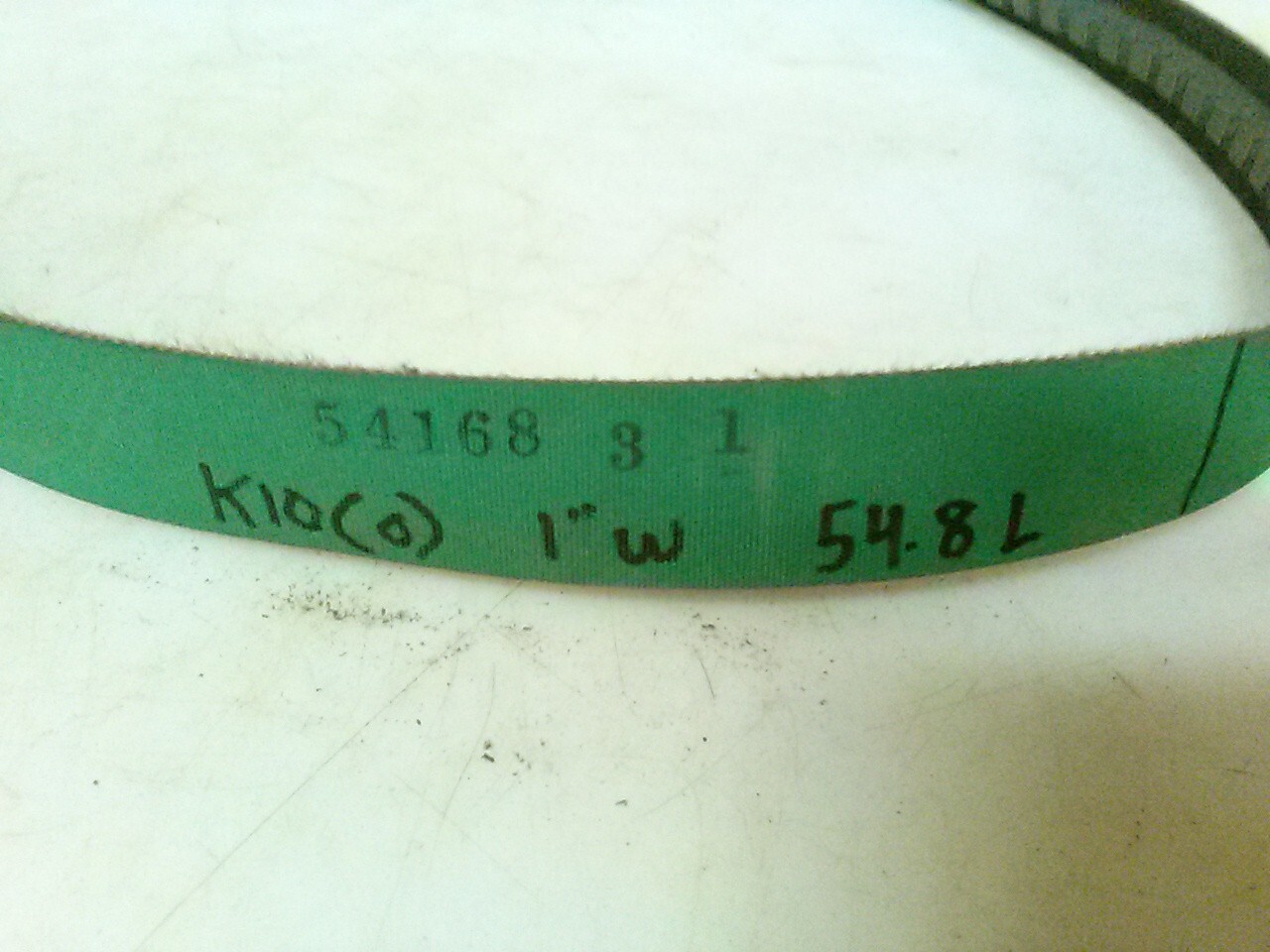 KBA newspaper press 54168.31 conveyor v-guide belt, K10(0), 1" w, 54.8 ...