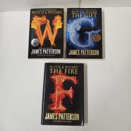 3 Witch and Wizard Books Fire Gift Lot by James Patterson Dystopia ...