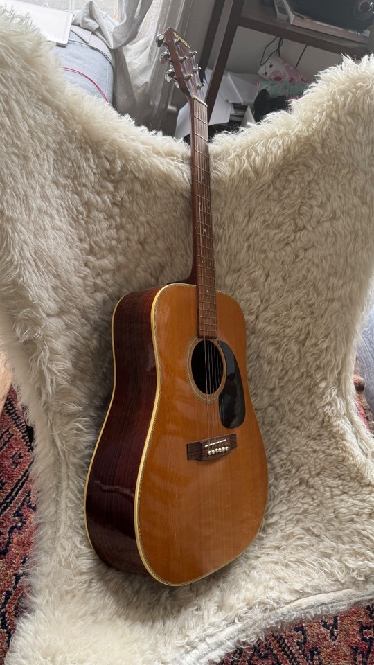 Vintage 1974 Hokada 3178 Acoustic Guitar - Japanese Martin D-28 Replica ...