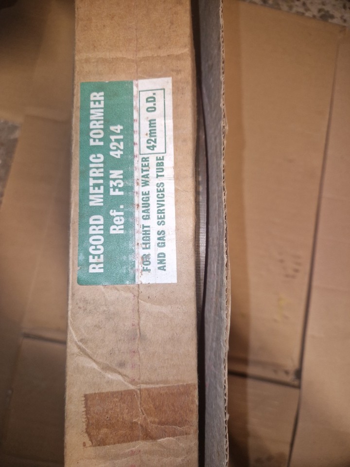 42mm Record Steel Pipe Bender Former for copper tube, also fits Hilmor ...