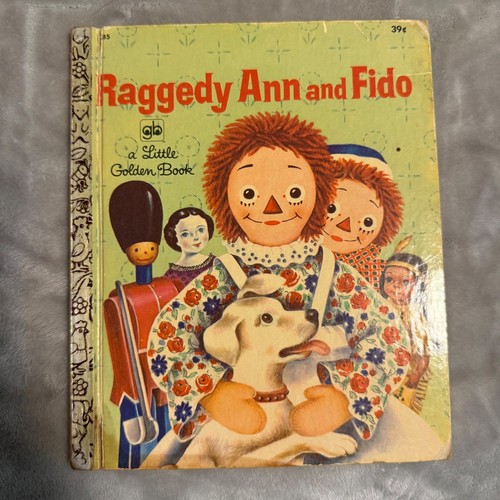 Raggedy Ann and Fido 1971 Vintage Little Golden Book Rag Doll Classic ...
