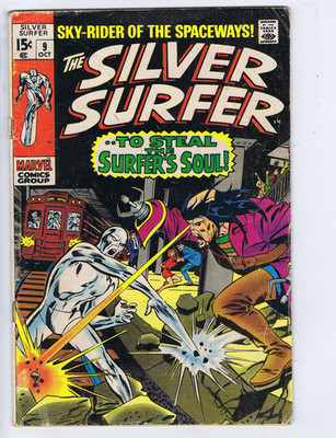 Silver Surfer #9 Marvel 1969 " ...To Steal the Soul of the Silver ...