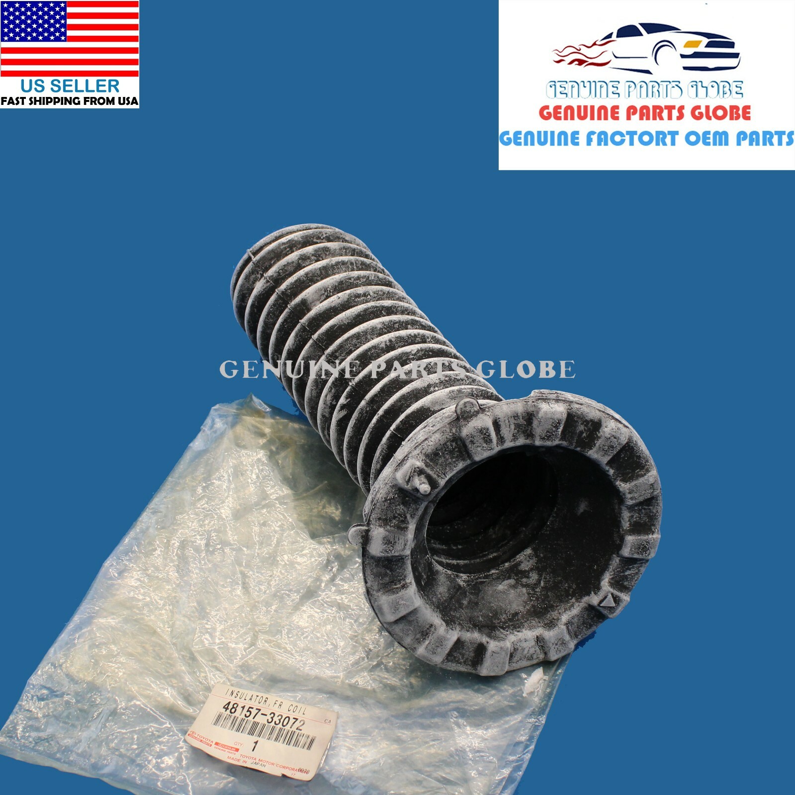 GENUINE OEM TOYOTA CAMRY ES350 UPPER FRONT COIL SPRING INSULATOR 48157 ...