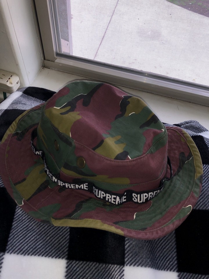 Supreme Bucket Hat Purple Camo | eBay