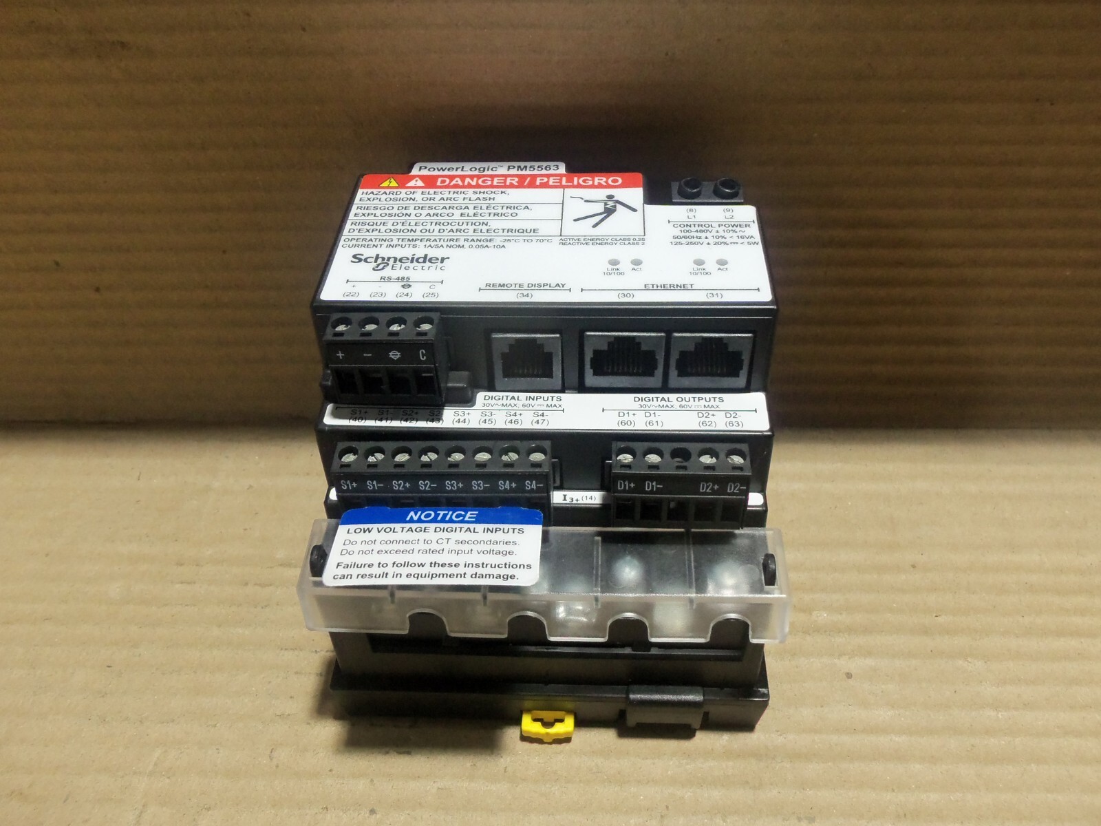Schneider Electric PM5563 Power Logic Monitoring Unit | eBay