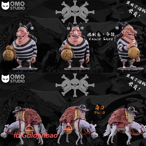 OMO Studio One Piece Blackbeard Pirates Vasco Shot Resin Model Doc Q In ...