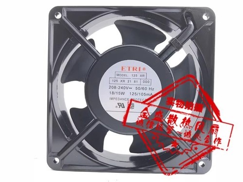 ETRI 125XR2181000 12038 208/240V 18/15W 125/105mA 12CM AC Cooling Fan | eBay
