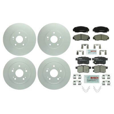 Bosch Front 299mm Rear 281mm Disc Rotors Pads Brake Kit For Honda ...