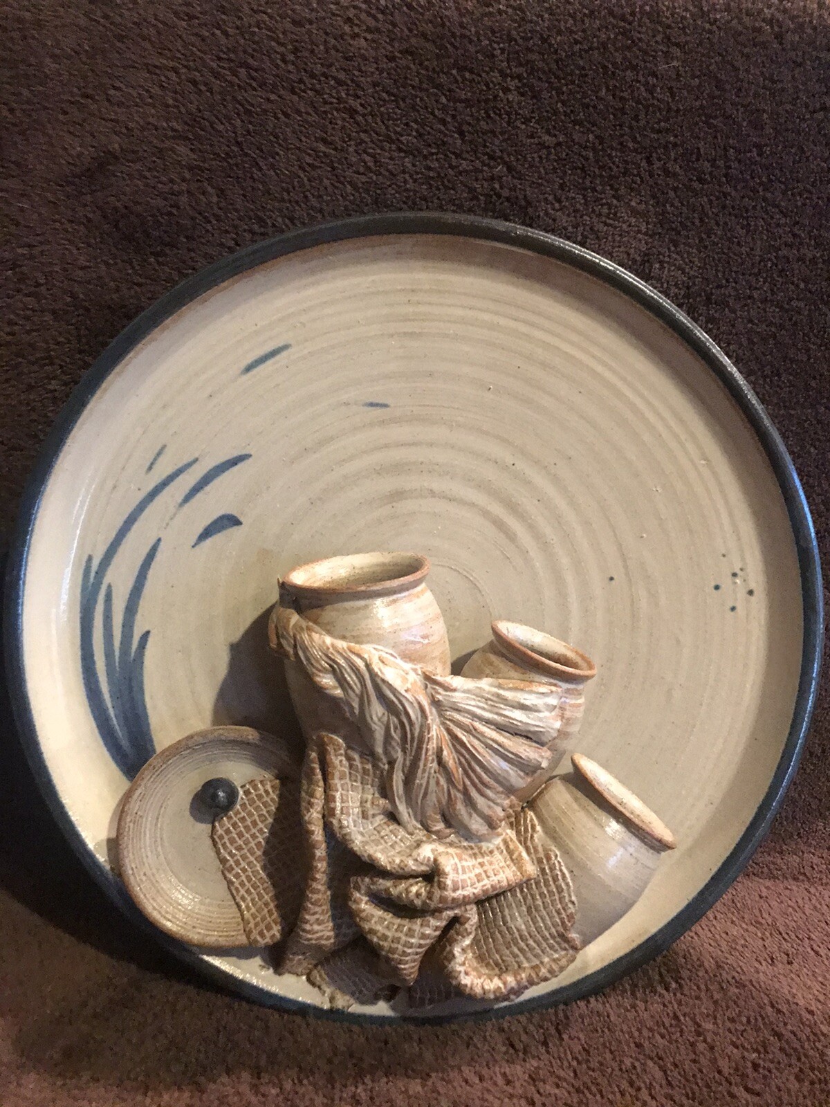 The Glen Pottery Plate Plaque Made In England | eBay