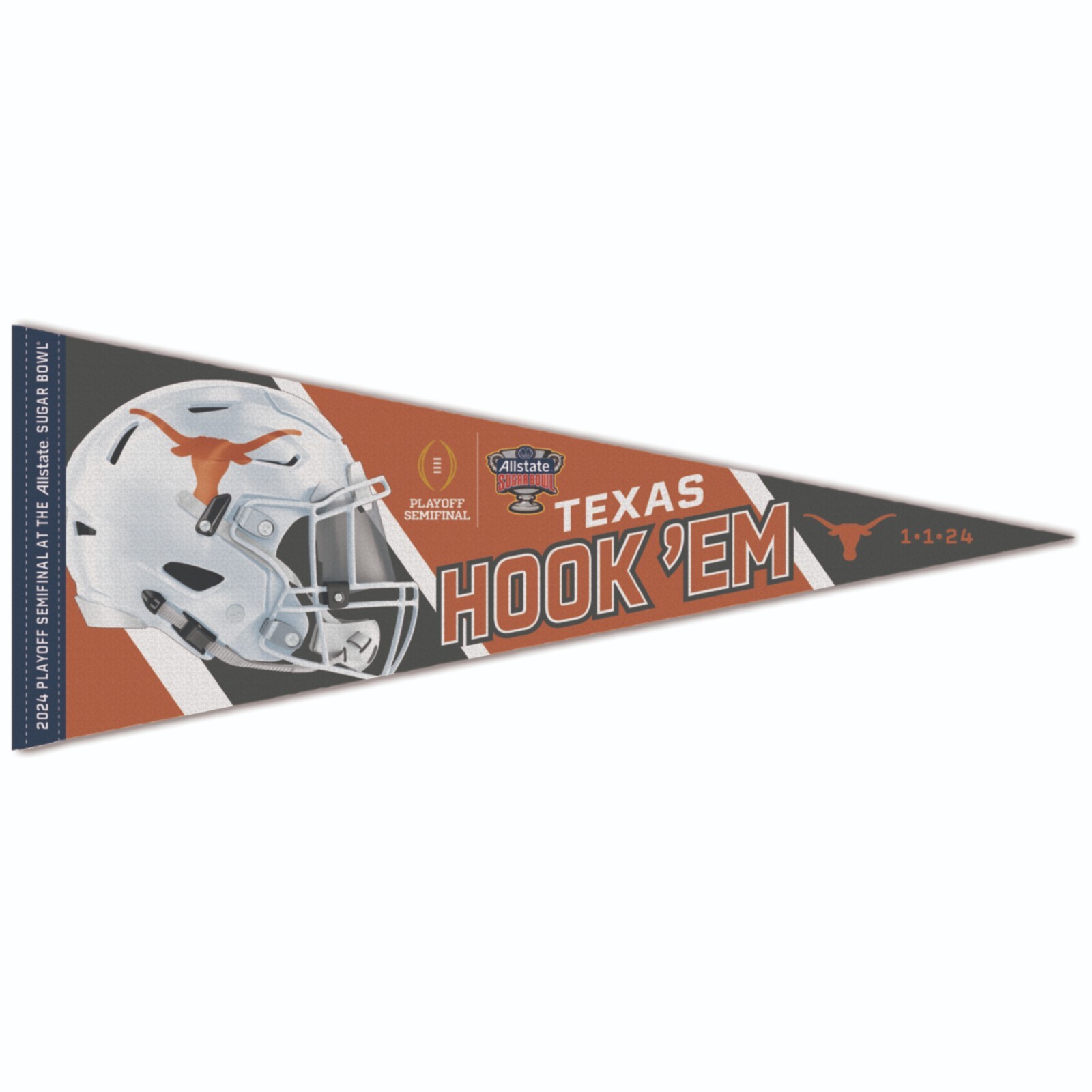 2024 Sugar Bowl Texas Longhorns Semi Final 12x30 Premium Pennant | eBay
