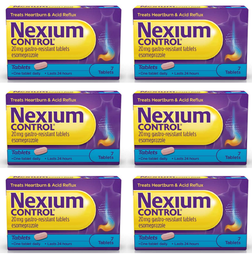 42 tablets - Nexium Control Heartburn & Acid Reflux Gastro Resistant ...